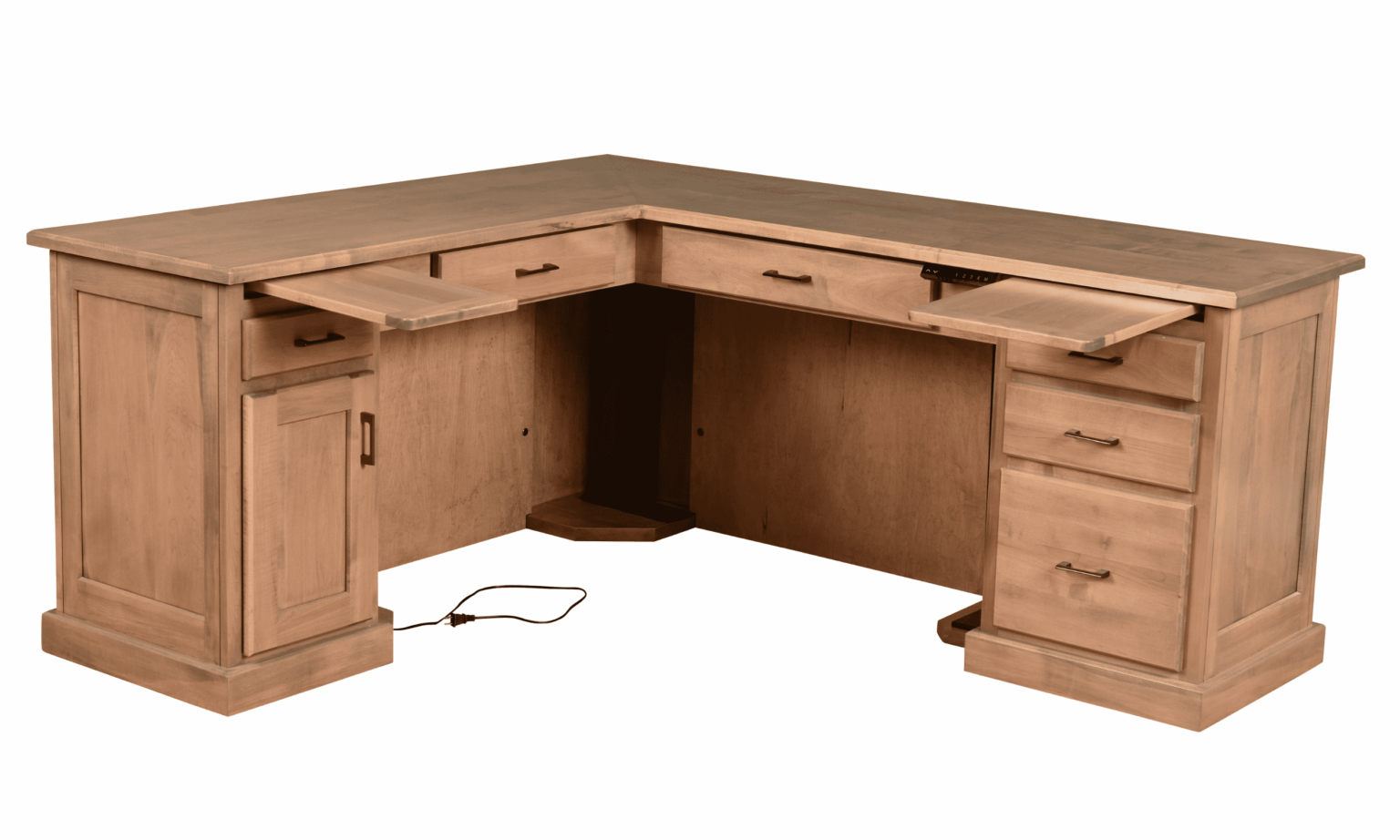 L Shaped Desk Henry - Amish Country Furniture Sales